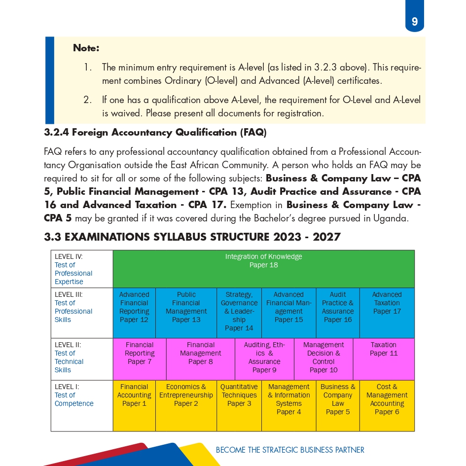 Students' Brochures | Institute of Certified Public Accountants of Uganda