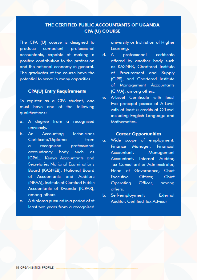 Organisation Profile | Institute of Certified Public Accountants of Uganda